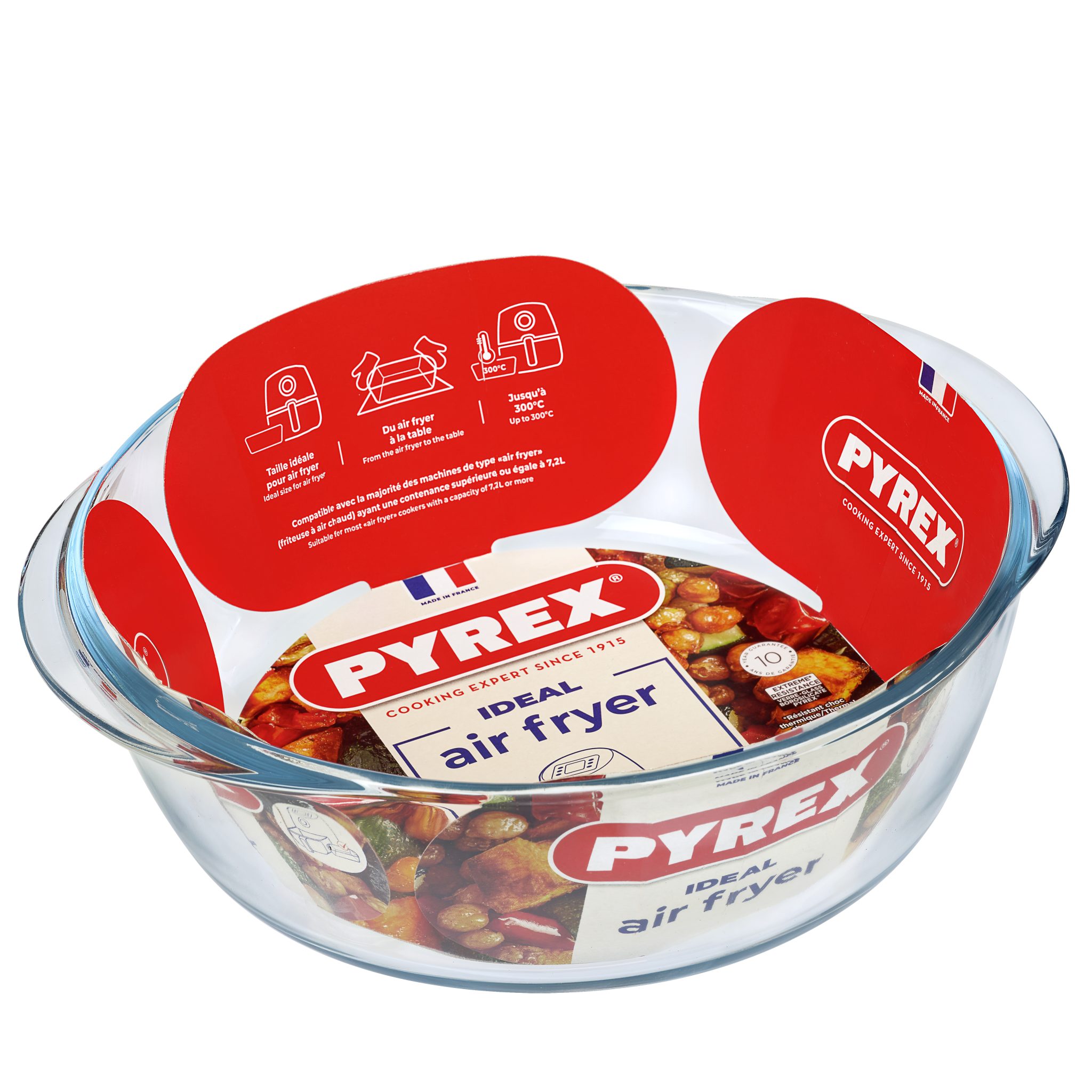 Pyrex Round Dish 2.3Lt (26x23x8cm) for Airfryer (7Lt) - AWG Trading ...