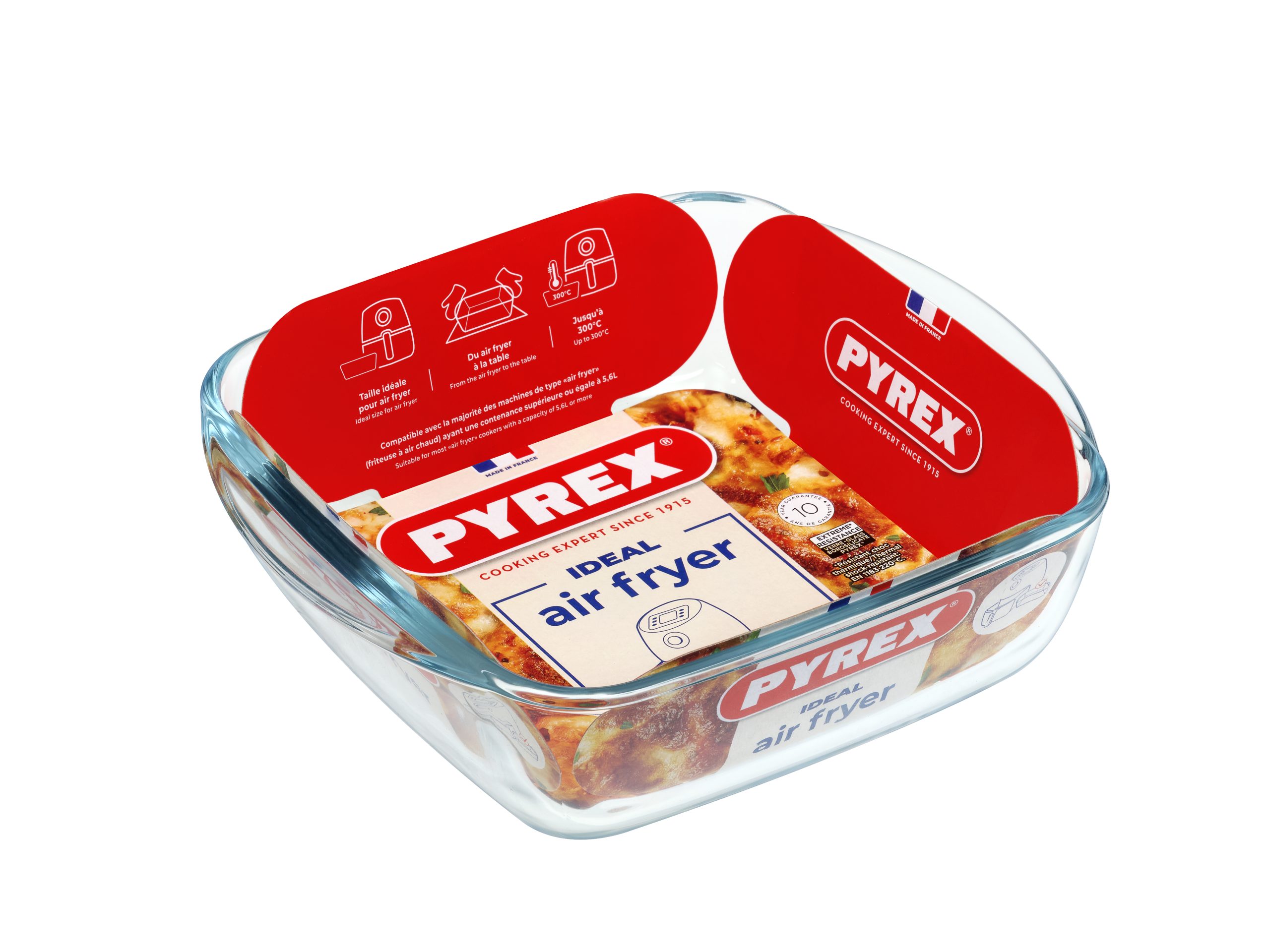 Pyrex Square Dish 2.2Lt (25x22x7cm) for Airfryer (7Lt) - AWG Trading ...