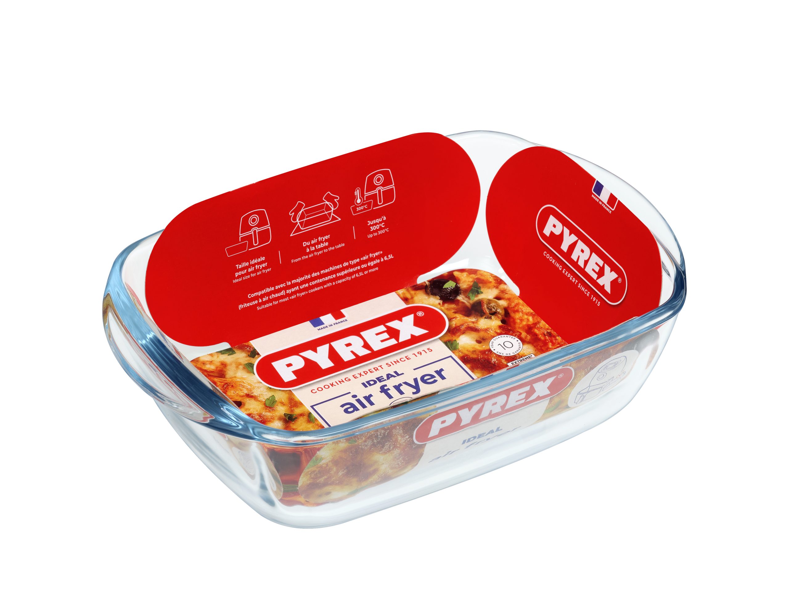 Pyrex Rectangular Dish 1.2Lt (23x15x6cm) for Airfryer (6.5Lt) - AWG ...